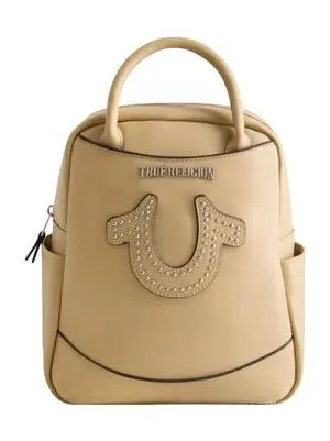 True Religion Studded Horseshoe Mini Backpack Camel