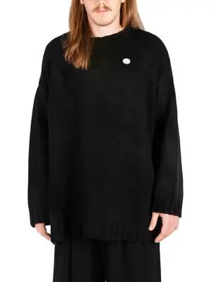 SOCIETE ANONYME Logo-patch Sweater - Black