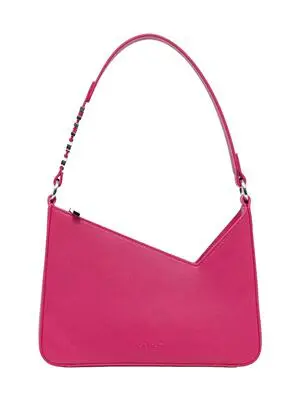 Hugo Angular Detail Small Shoulder Bag - Pink