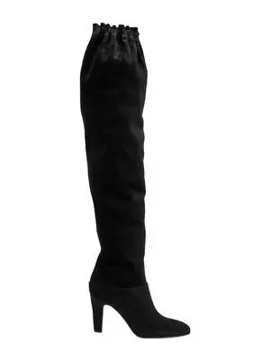 Chloé Eve Suede Over-the-knee Boots - Black