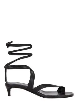 Khaite Aimee Strappy Sandal - Black