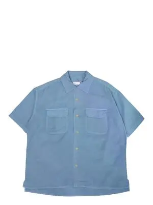TS(S) Flap-pocket Short-sleeved Shirt - Blue