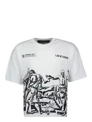 L8 STUDIO Socrate Cotton T-shirt - White