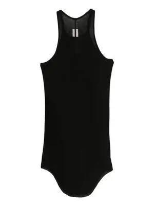 Rick Owens Ribbed Racerback Top - Black