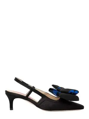 CUSTOMMADE Anita Slingback Pumps - Black
