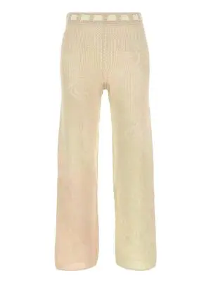 BODE Crochet-detail Trousers - Neutrals