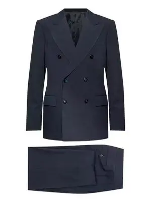 Giorgio Armani Double-breasted Suit - Blue