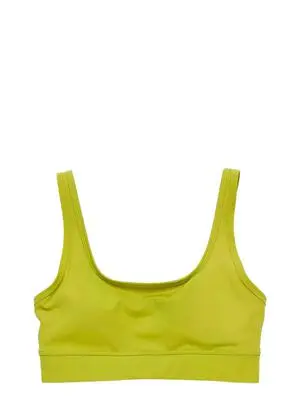 UNNA Logo-print Bra - Green
