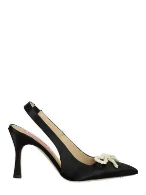 CUSTOMMADE Ayanna Slingback Pumps - Black