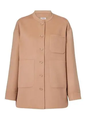 Max Mara Costanza Virgin Wool Jacket - Brown