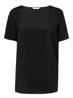 Max Mara Aris Silk-blend Top - Black