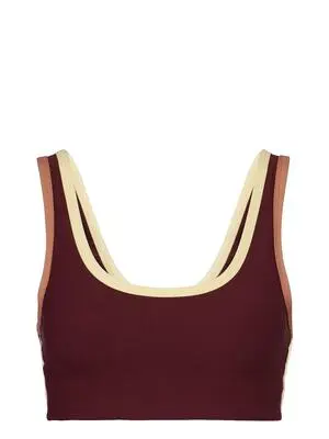 The Upside Trail Sports Bra - Burgundy