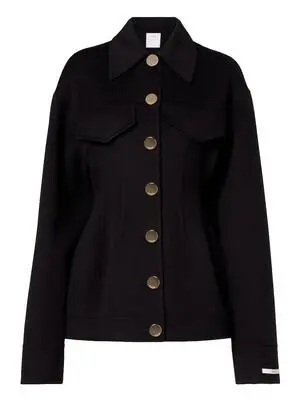Sportmax Egeo Virgin Wool Jacket - Black