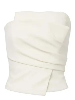 THE SEI Strapless Crêpe Top
