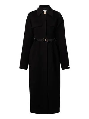 Sportmax Olio Virgin Wool Coat - Black
