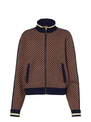 The Upside Crossroad Cotton-blend Bomber Jacket - Multicoloured