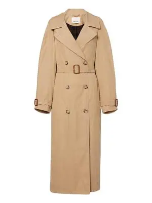 Isabel Marant Elea Belted Double-breasted Coat - Beige