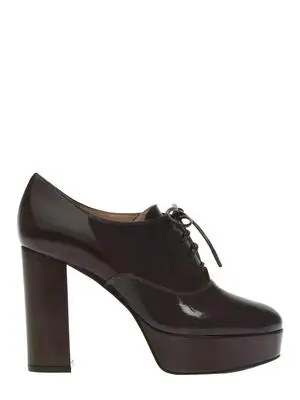 GIANVITO ROSSI Vicky Lace-up Platform Boots - Black
