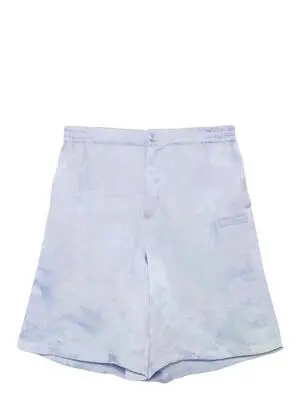 Off-White Jacquard Bowling Shorts - Blue