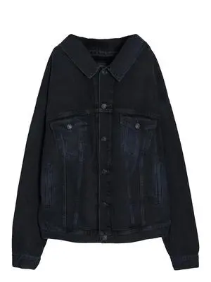 Balenciaga Off-shoulder Jacket - Blue