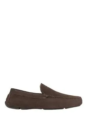 JIMMY CHOO Stanly Driver Suede Loafers - Mocha