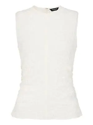 Whistles Round-neck Sleeveless Tank - Cream