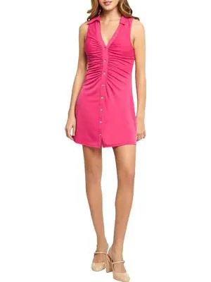 Cinq À Sept Melinda Sleeveless Minidress - Beetroot Purple
