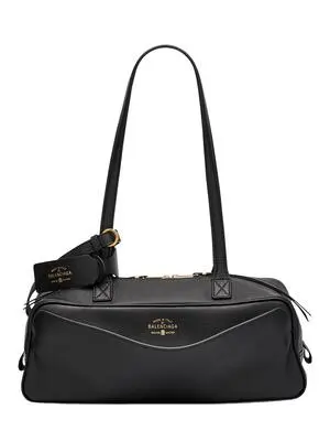 Balenciaga Carrie Small Bowling Bag - 1000 Black