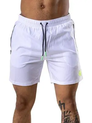 MACEOO Swim Lion Brilliant Swim Trunks - White