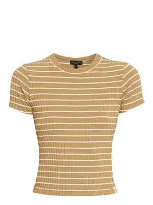 RAG & BONE Luca Stripe Baby Tee