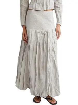 PALOMA WOOL Sluto Crinkled Skirt