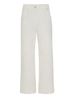 Brunello Cucinelli Square Chino Trousers - Panama