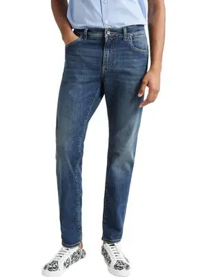 Dolce & Gabbana Slim-fit Stretch Jeans - S9001 Blue