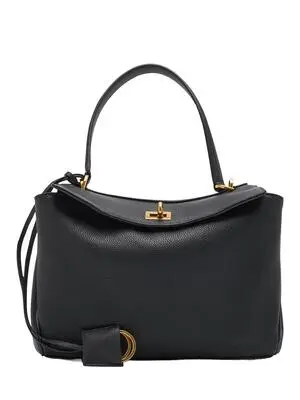 Balenciaga Small Grained Leather Top Handle Bag - 1000 Black