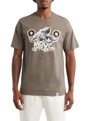 VIC GARCIA WORLD Move Different Graphic T-shirt - Graphite