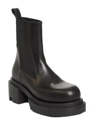 Rick Owens Hollywood Beatle Bogun Chelsea Boot - Black