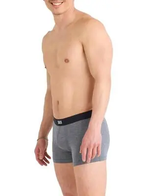 SAXX Vibe Xtra Soft Comfort Trunks - Dark Grey Heather