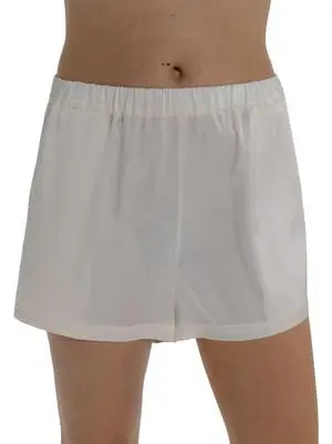 ALAS Silk Mini Shorts - Milk White