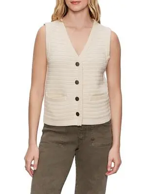Sanctuary Textured Sweater Vest - Macrame