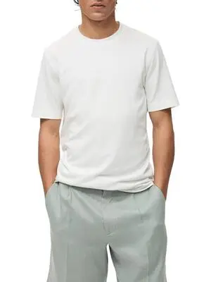 Mango Lyocell Blend T-shirt White