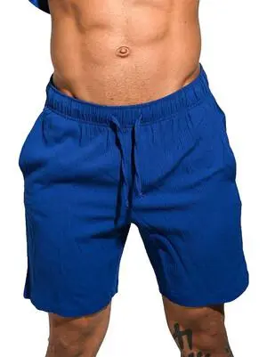 MACEOO Everyday Drawstring Shorts - Blue