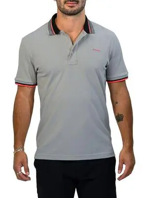 MACEOO Tippatch46 Piqué Polo - Grey