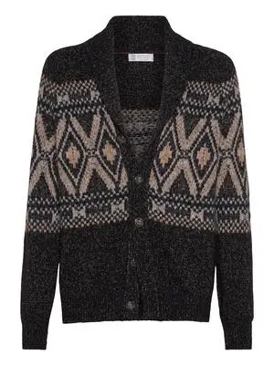 Brunello Cucinelli Cardigan With Metal Buttons - Black