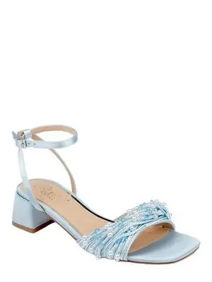Badgley Mischka Fallon Ankle Strap Sandal - Sky Blue