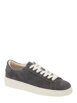 Eleventy Suede Low Top Sneakers - Carbon