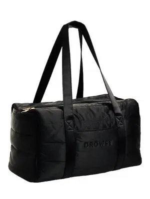 DROWSY Silk Weekender Black Jade
