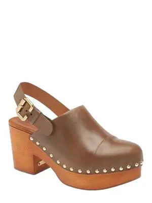 Chloé Jeannette Platform Clog - Olive