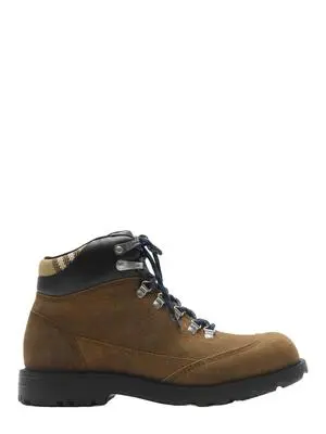 Burberry Suede Hiking Boots - Jute