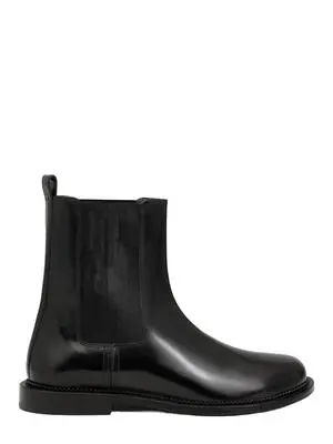 AMI Paris Anatomical Toe Chelsea Boots - Black
