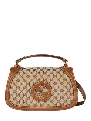 Gucci Blondie Large Top Handle Bag - Brown